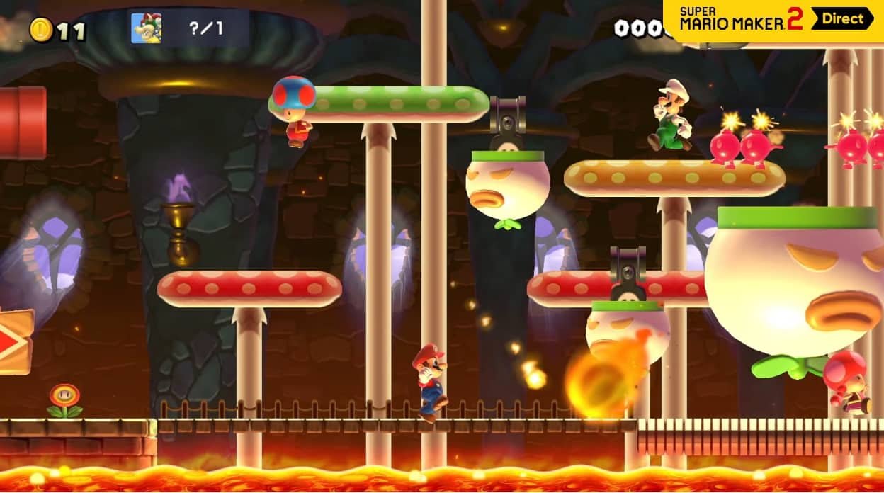 Nintendo Direct Mario Maker 2. Resumen al detalle - Peli o Manta